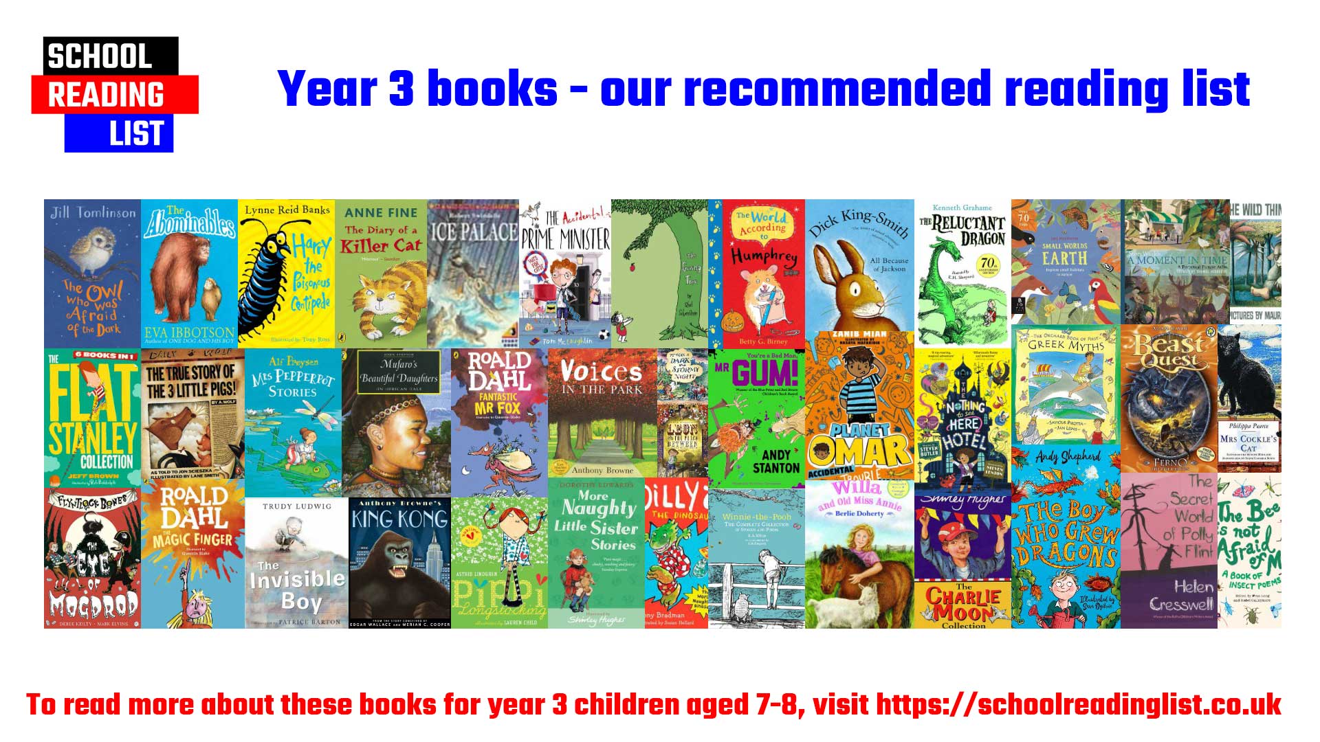 Books For Year 3 Children Aged 7 8 School Reading List